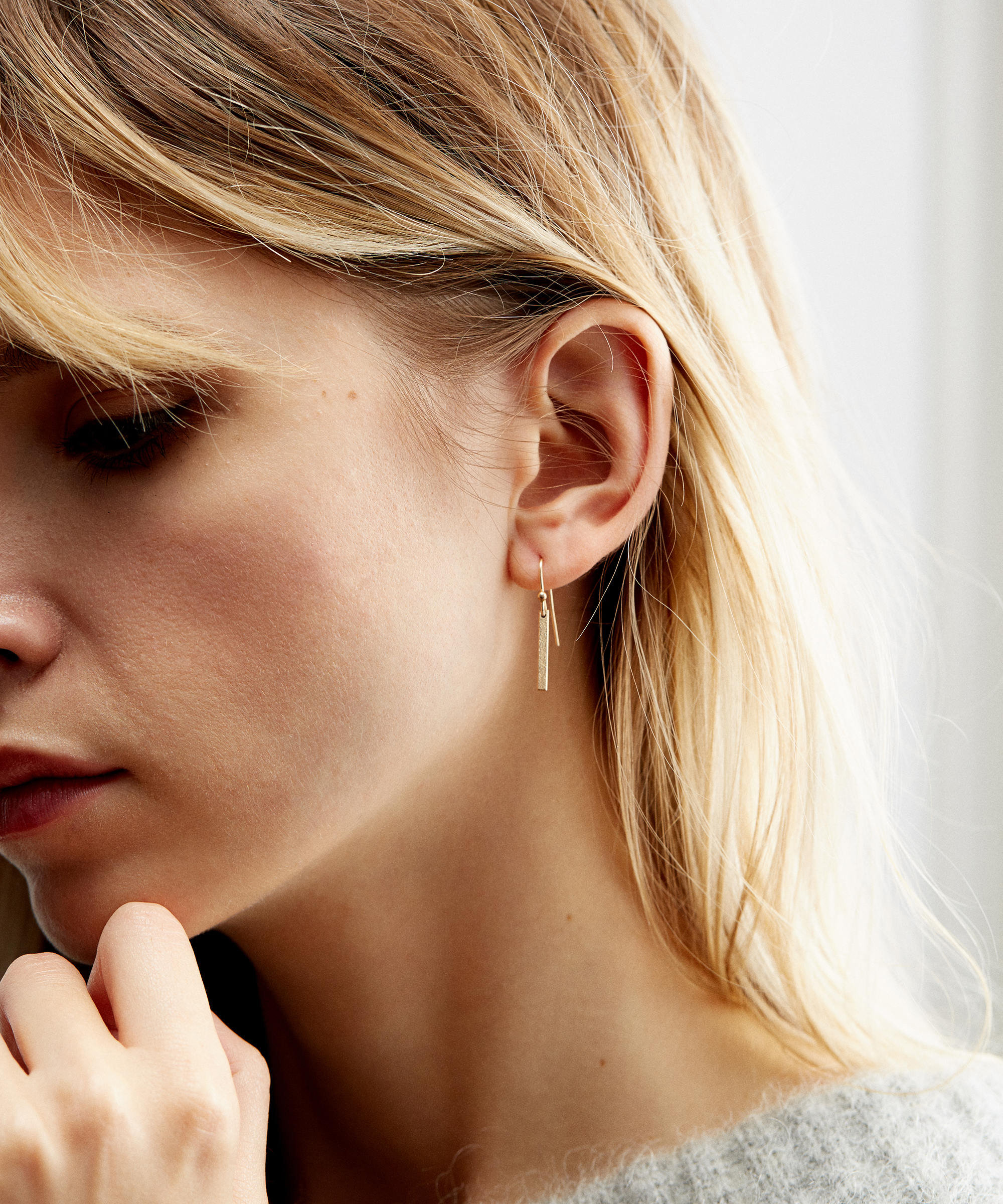 Simple Earring Gift - 18k Gold Fill - Sterling Silver, Rose Gold Fill ...