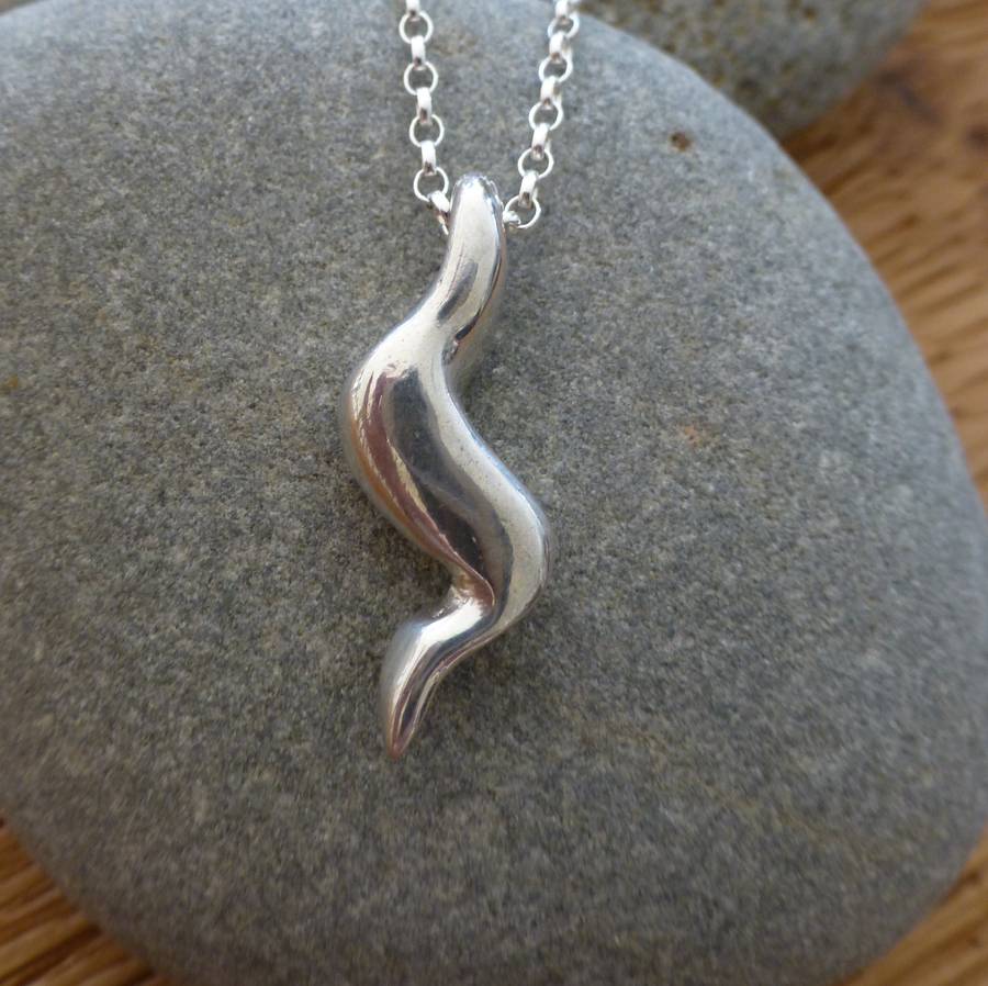 Silver Serpent Necklace - The Handmade